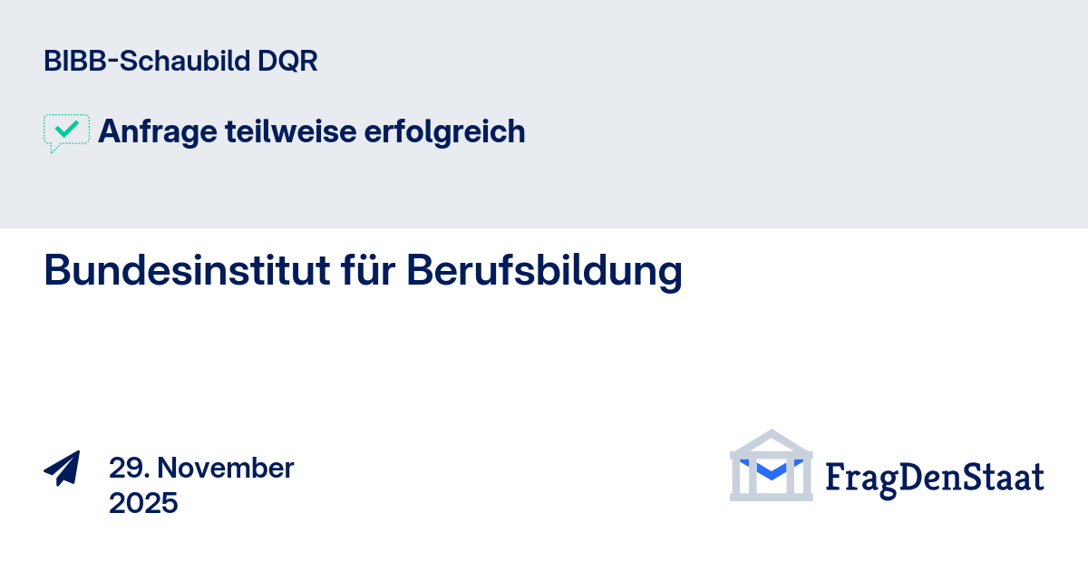 BIBB-Schaubild DQR - FragDenStaat