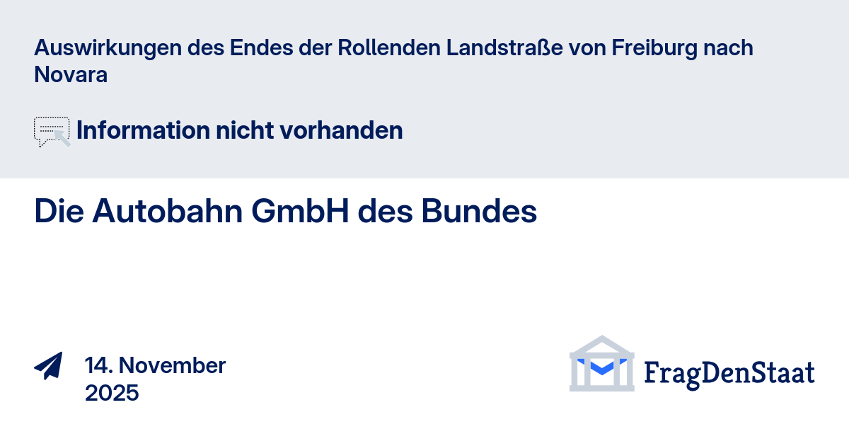 Auswirkungen des Endes der Rollenden Landstraße von Freiburg nach ...